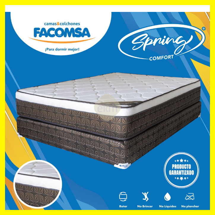 CAMA FACOMSA SPRING COMFORT FIRME – Tiendas EKM, S.A.